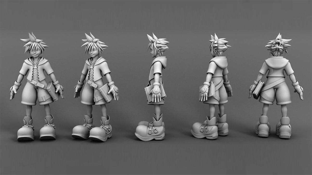 Kingdom Hearts Modeling - BREAKIRON Animation&Design